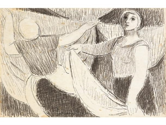 Eleanor Frances Esmonde-White | Hanging the Washing | MutualArt