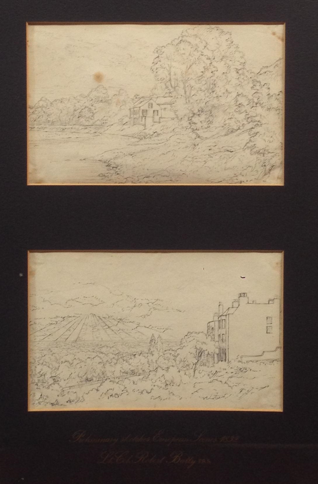 Lieutenant Colonel Robert Batty | Preliminary sketches European Scenes ...
