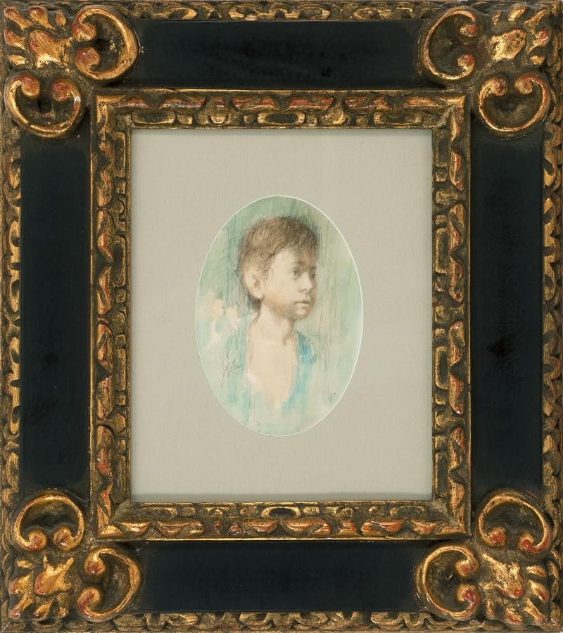 Conger Metcalf | Portrait of a boy | MutualArt