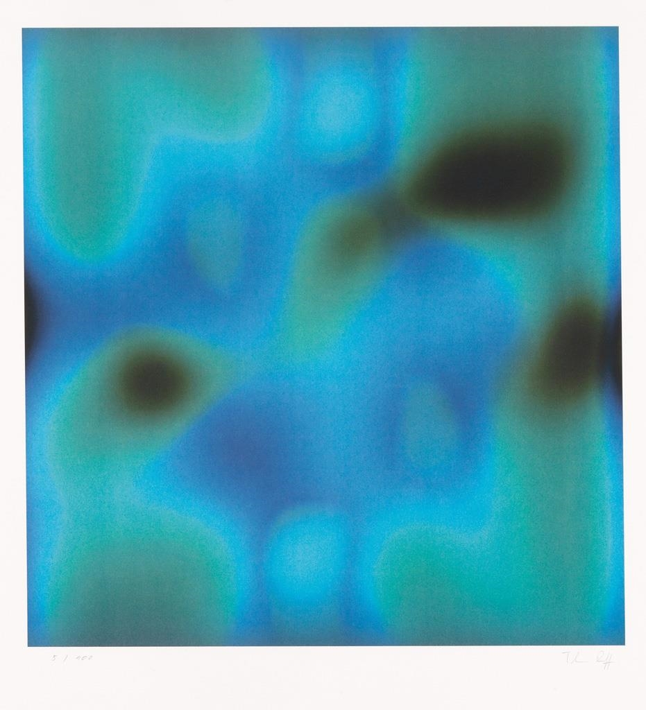 Thomas Ruff | Blue Substrat (2009) | MutualArt