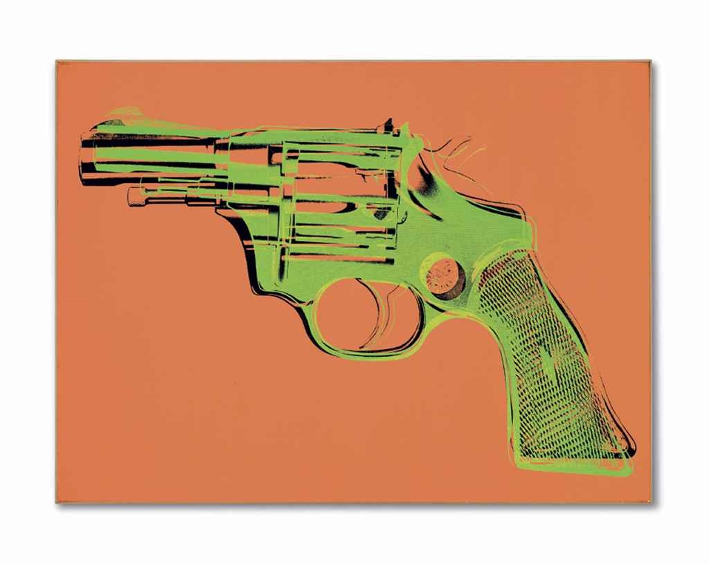 Andy Warhol | Orange Gun (1982) | MutualArt