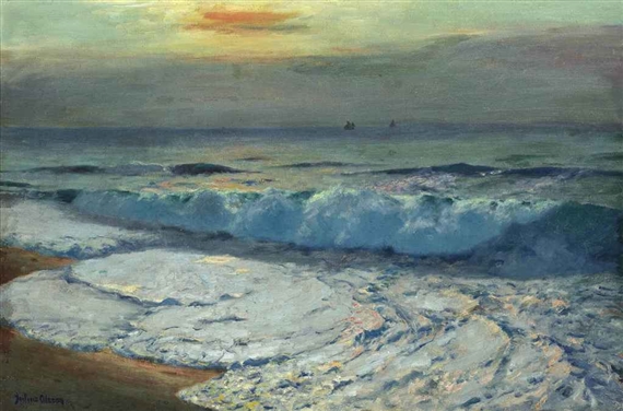 Julius Olsson | Ocean glow | MutualArt