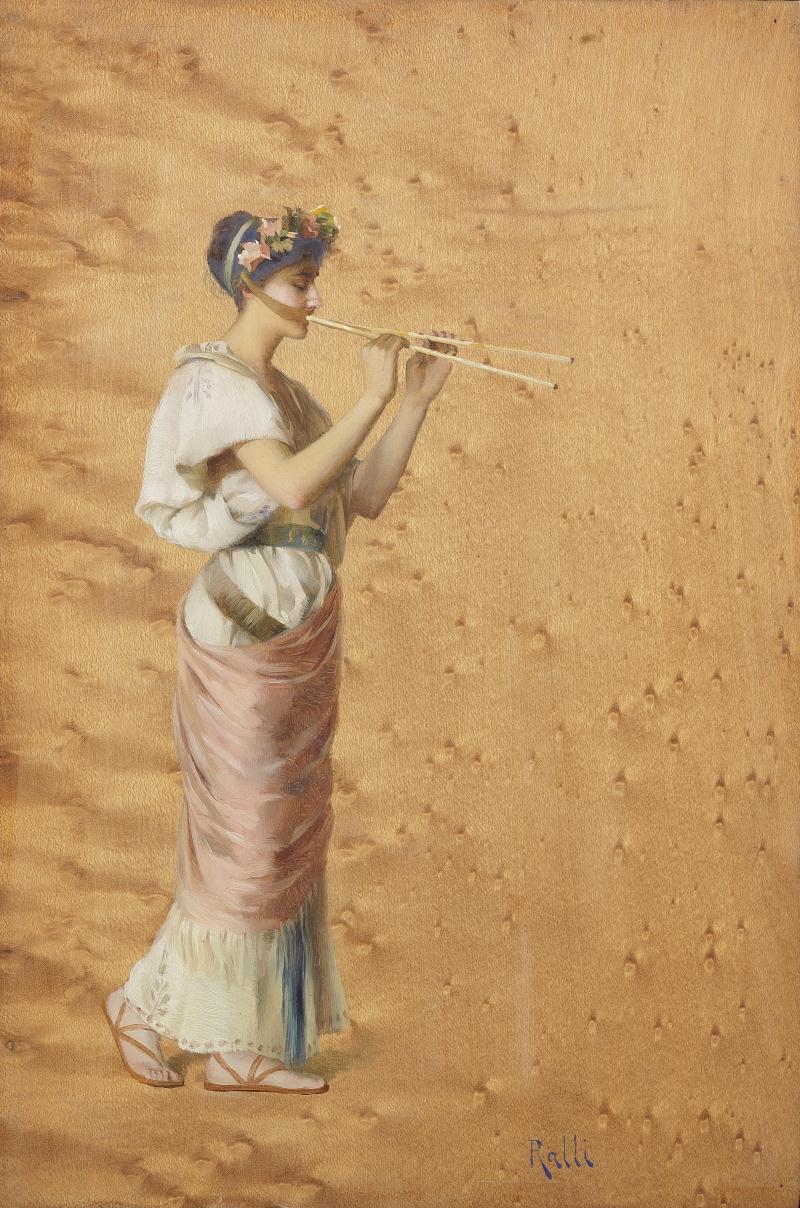 Theodoros Rallis | HANOUM (YOUNG GIRL, CONSTANTINOPLE) (1884) | MutualArt