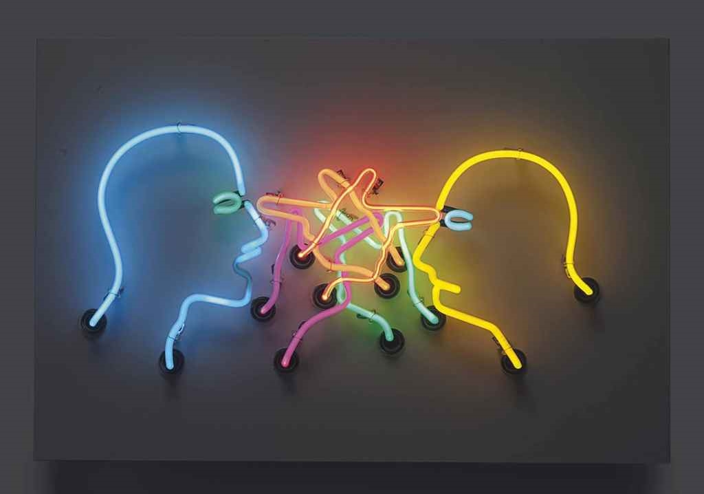 Bruce Nauman | Double Poke in the Eye II (1985) | MutualArt