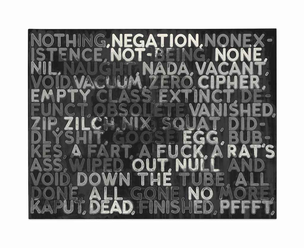 Mel Bochner | Nothing (2006) | MutualArt