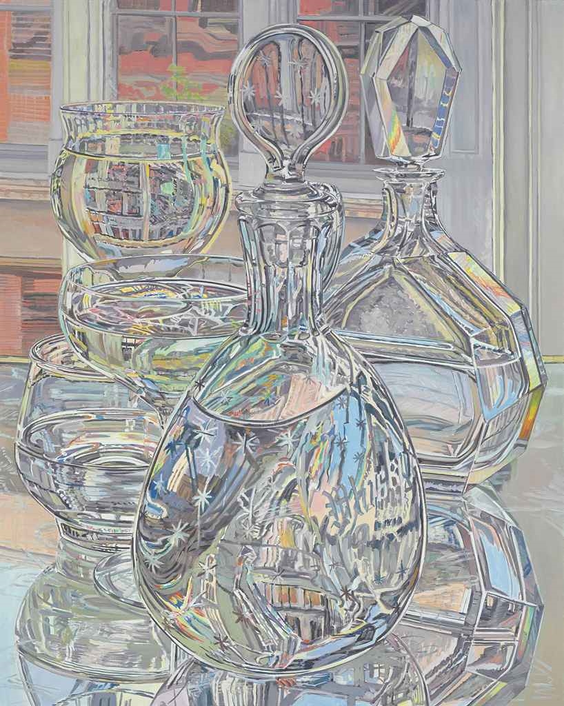 Janet Fish | Afternoon Reflections, June and September (1978) | MutualArt