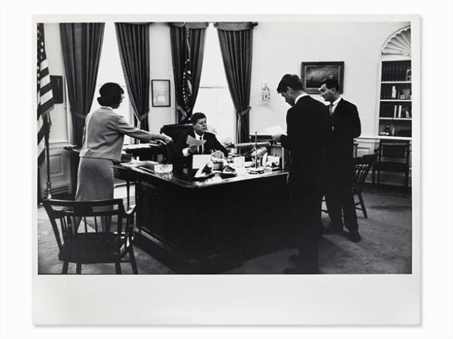 Arthur Rickerby | JFK With Staff In The Oval Office (1962) | MutualArt