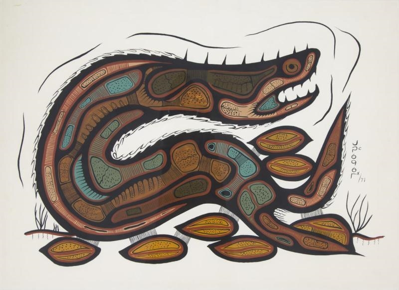 Joshim Kakegamic | Untitled Sea Serpent | MutualArt
