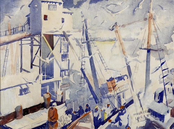 Maurice Logan | Harbor view | MutualArt