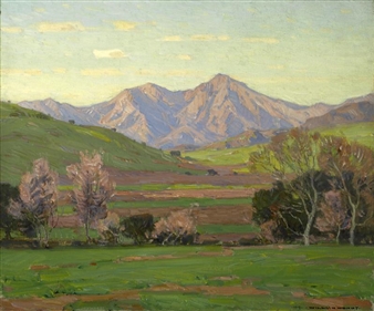 William Wendt | Autumn Landscape (1914) | MutualArt