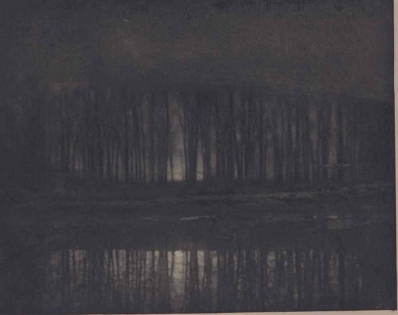 Edward Steichen | Moonlight: The Pond (1904) | MutualArt