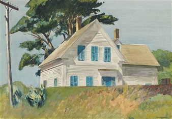 Hopper Edward | Kelly Jenness House (1932) | MutualArt