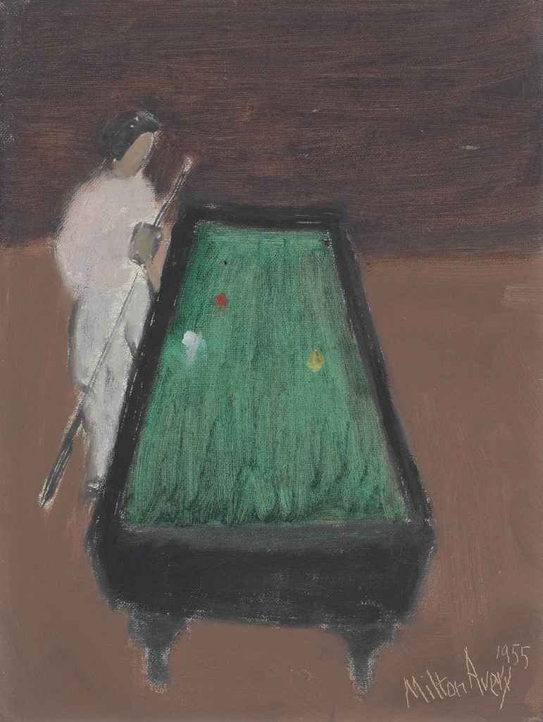 Milton Avery | Pool Shark (1955) | MutualArt