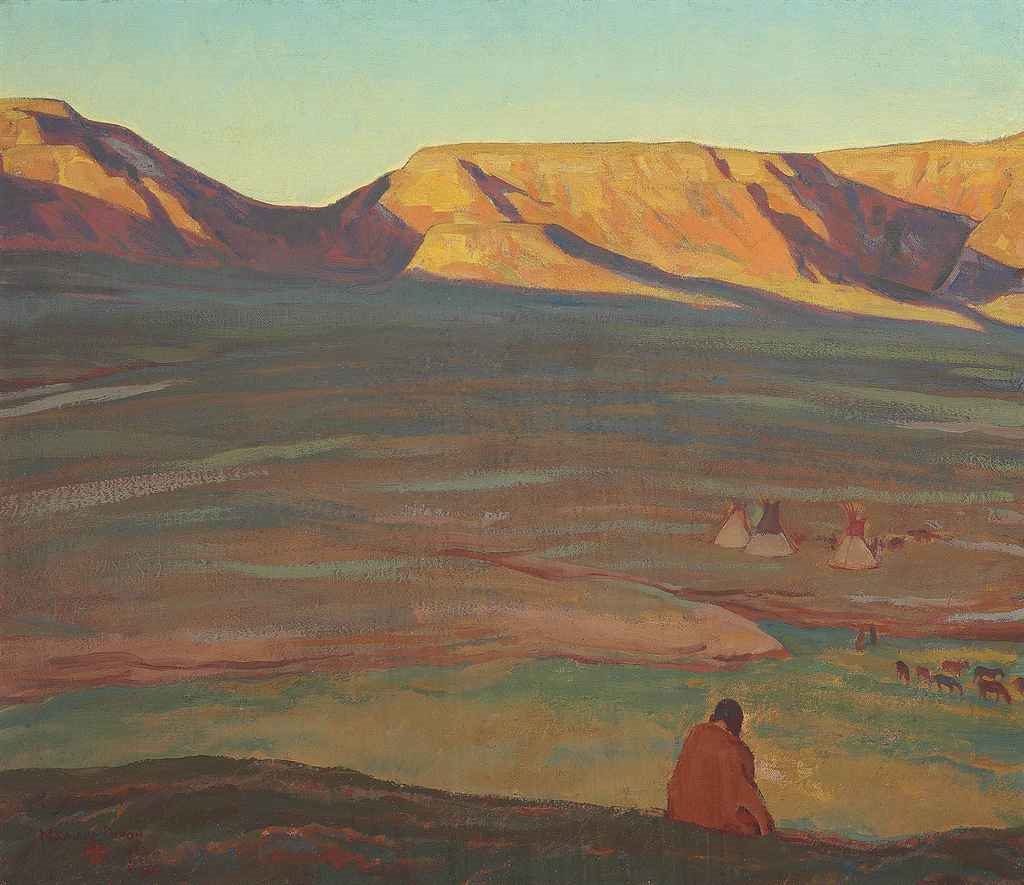 Maynard Dixon | The Rising Shadow (1923) | MutualArt