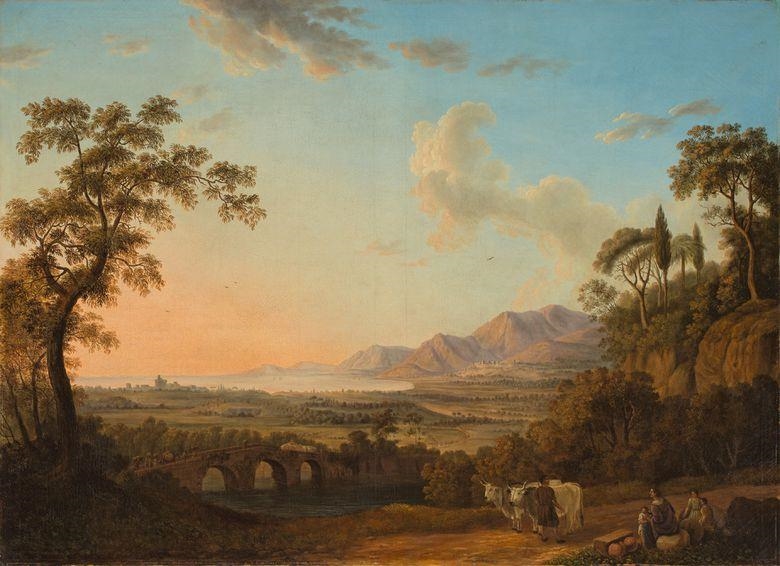 Jacob Philippe Hackert | ITALIAN LANDSCAPE (1782) | MutualArt