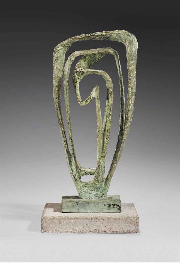 Barbara Hepworth | CURVED FORM (WAVE II) (1959) | MutualArt