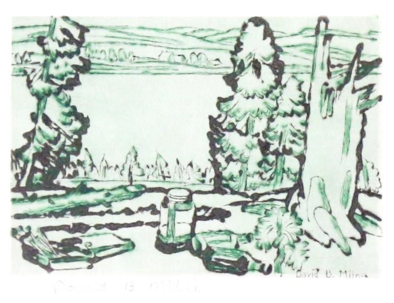 David B. Milne | Painting Place (Colophon Edition) (1931) | MutualArt
