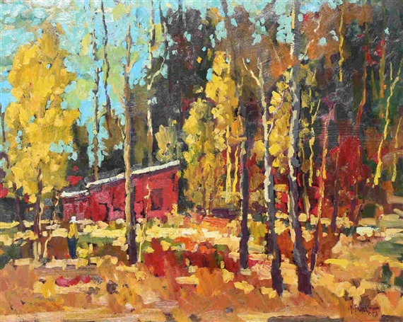 Neil Patterson | RED CABIN | MutualArt