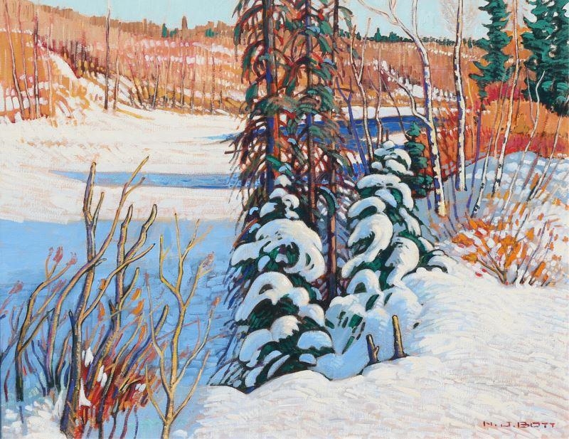 Nicholas Bott | River Bank | MutualArt