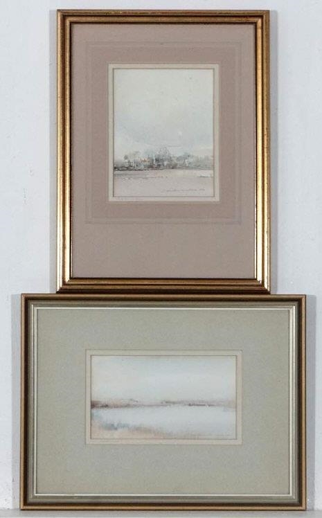 Ian Armour-Chelu | East Coast Mere; Cottage among Trees (A Rural ...