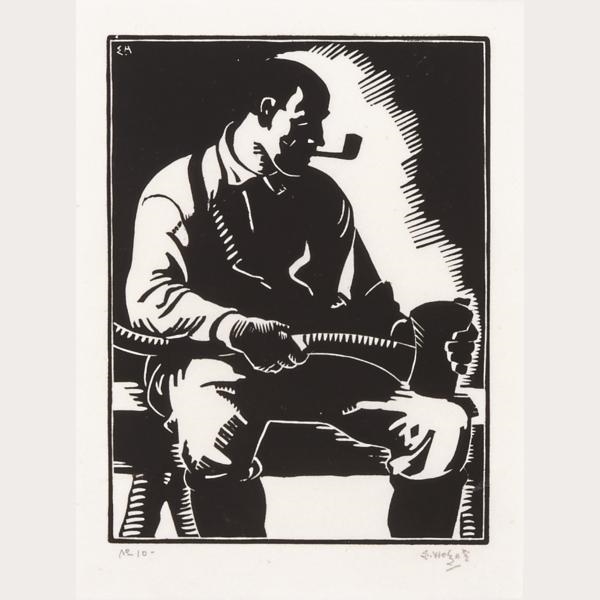 Edwin Holgate | MAN WITH AXE (1925) | MutualArt