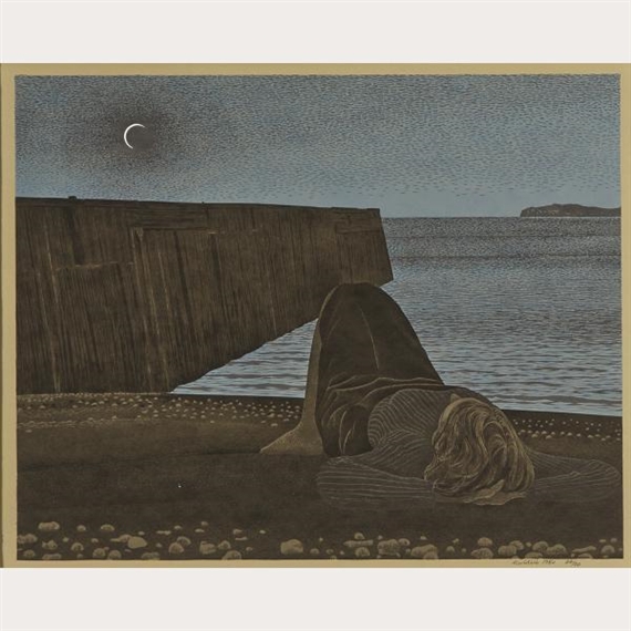 Alex Colville | NEW MOON (1980) | MutualArt