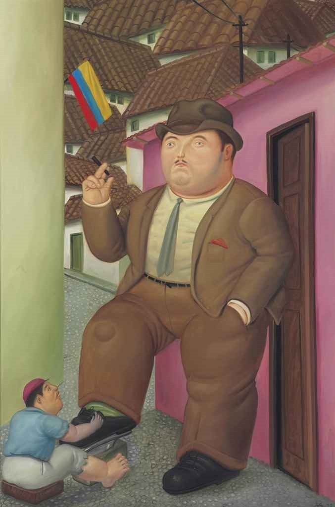 Fernando Botero | ARCANGEL SAN MIGUEL (1986) | MutualArt