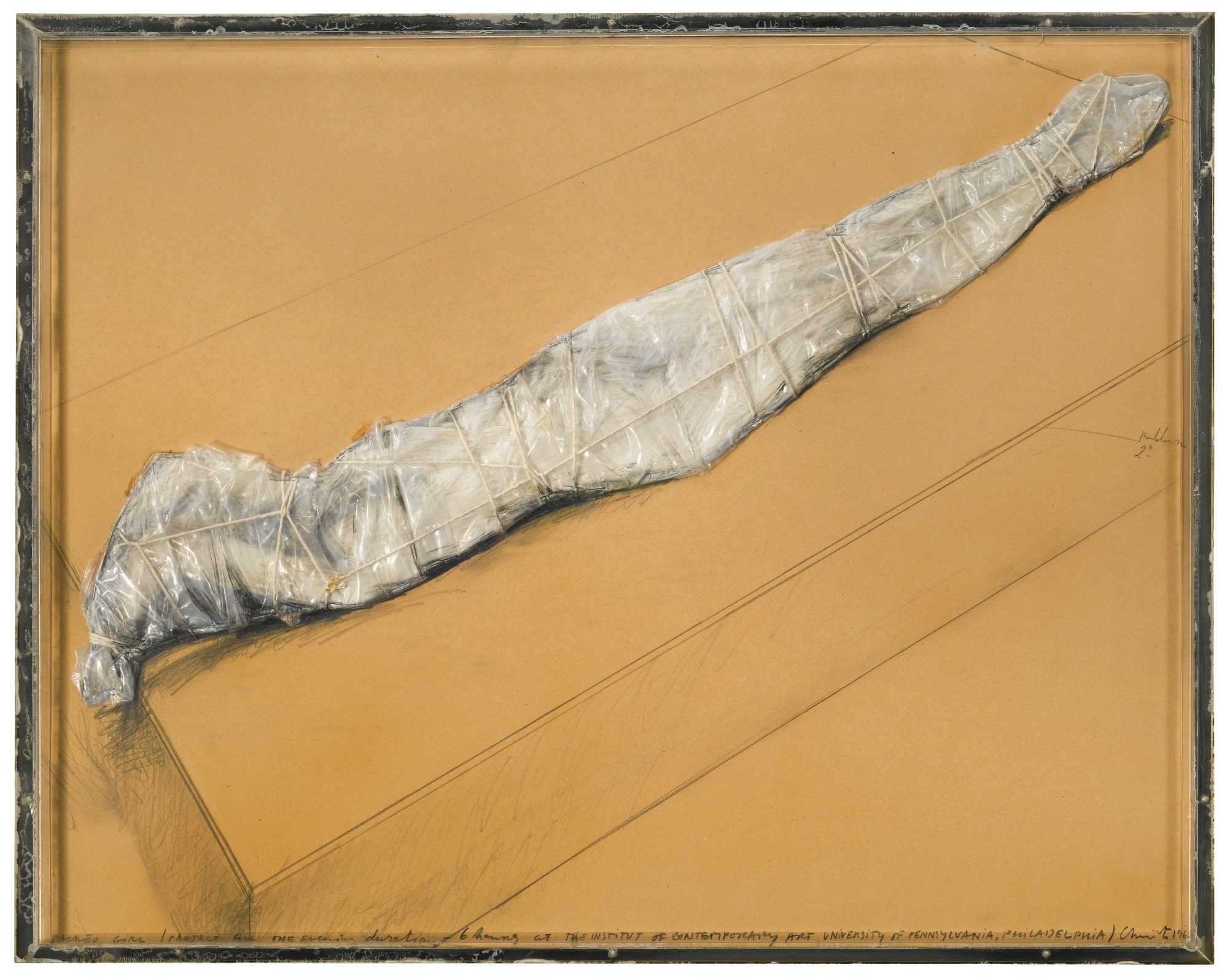 Christo | PACKED GIRL (PROJECT FOR ICA) (1968) | MutualArt