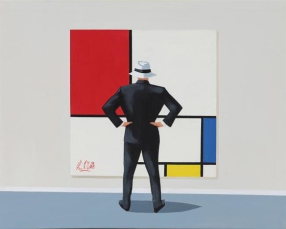 Ken O'Neill | Mondrian Man (Homage To Dutch Artist, Piet Mondrian ...