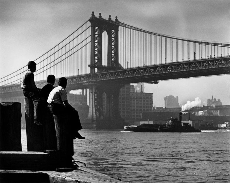 Harold Roth | Two works : Brooklyn Bridge; Lower East Side (1947 ...