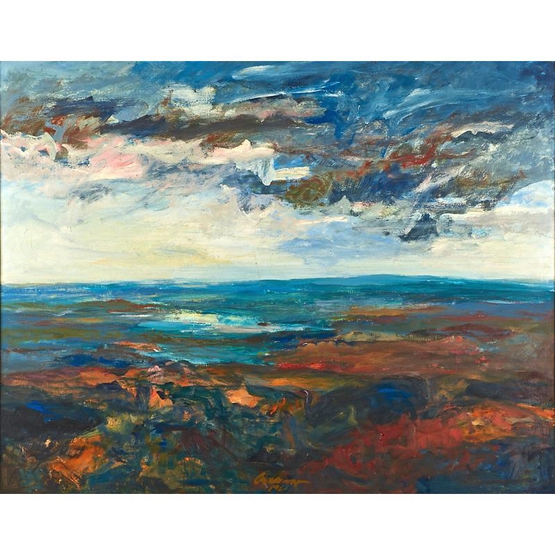 Alan Gussow | View from Balance Rock (1961) | MutualArt