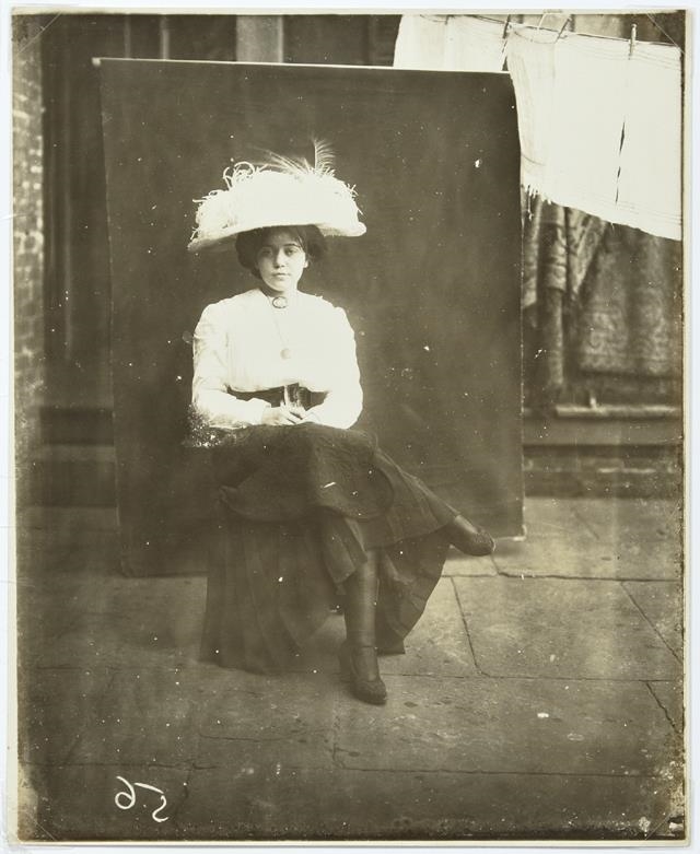 Ernest J. Bellocq | toryville Woman in a White Hat (1960s) | MutualArt