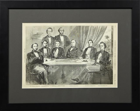 Unknown | The First Confederate Cabinet (1861) | MutualArt