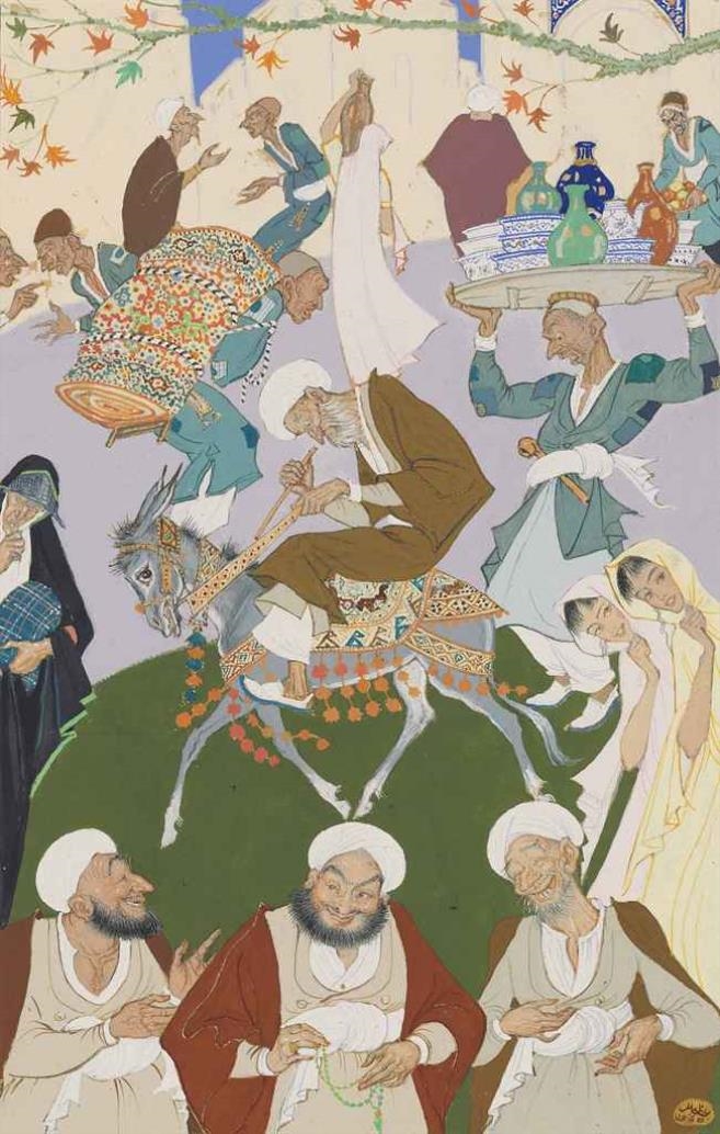 Paul Mak | Scène de village (1960) | MutualArt