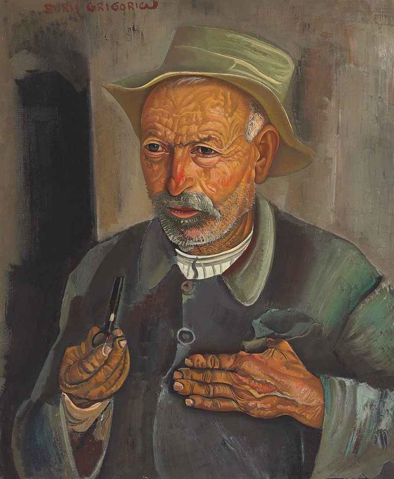 Boris Dmitrievich Grigoriev | Portrait of the actor Nikolai Podgorny as ...