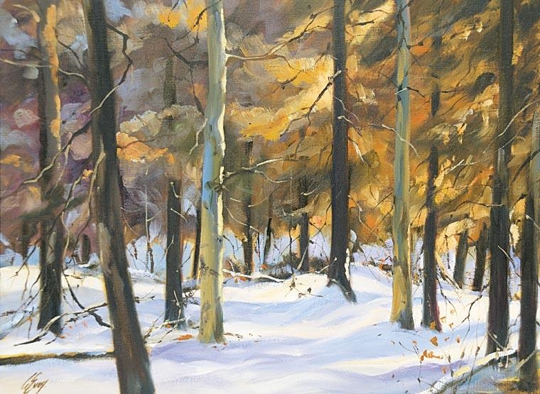 George Arthur Evoy | Winter Woods | MutualArt
