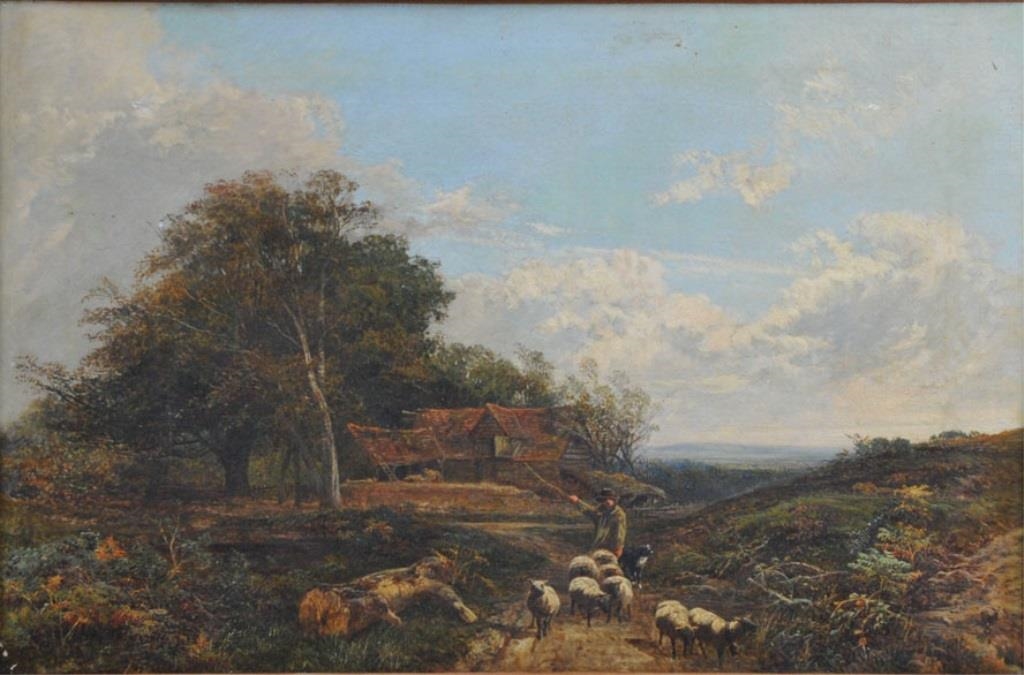 Alfred John Bennett | Tending the Flock | MutualArt