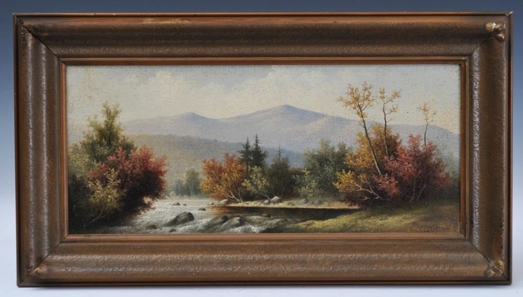 George McConnell | River Landscape in Autumn | MutualArt