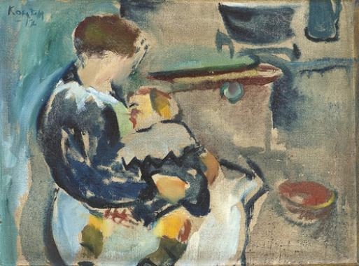 Ludvig Peter Karsten | Mother and Child (1917) | MutualArt