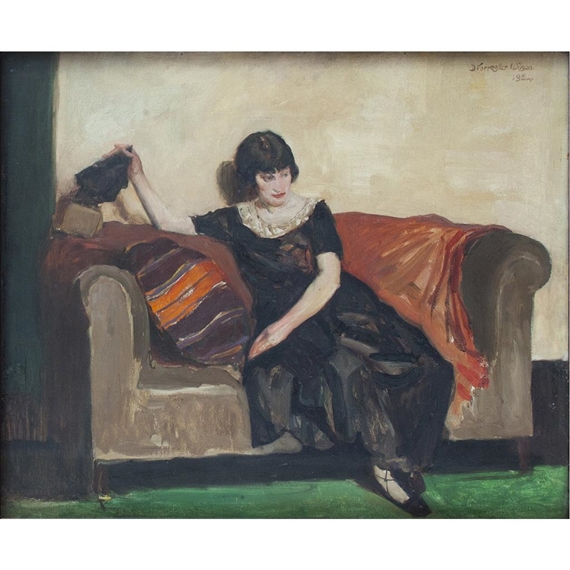 David Forrester Wilson | PORTRAIT OF ISA DAWSON (1924) | MutualArt