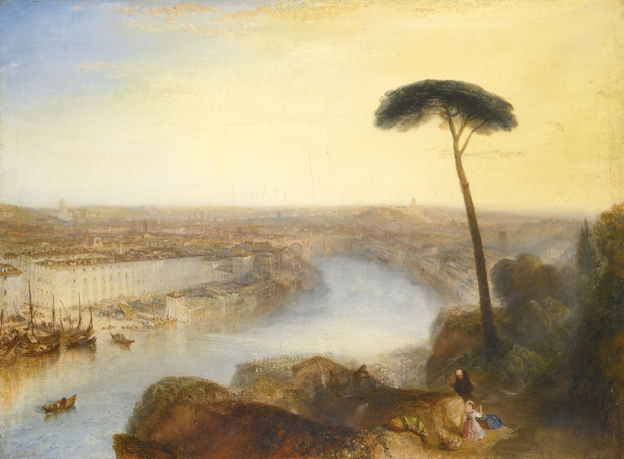 Joseph Mallord William Turner | ROME, FROM MOUNT AVENTINE | MutualArt