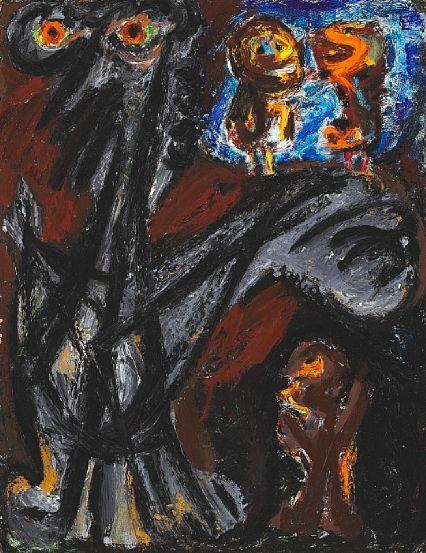 Asger Jorn | Untitled (1950) | MutualArt