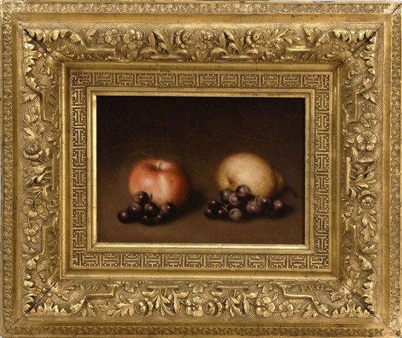 Joseph Decker | Still life of apples and grapes | MutualArt