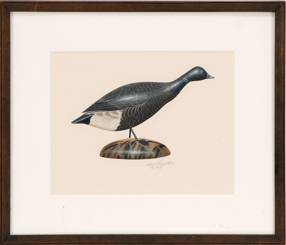 Robert Piscatori | Portrait of a miniature brant (1984) | MutualArt