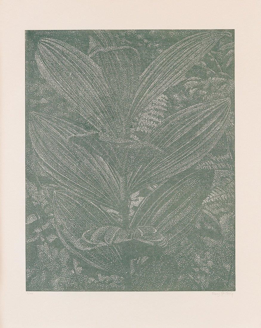 Franz Gertsch | Gelber Enzian (Sepia) (2003) | MutualArt