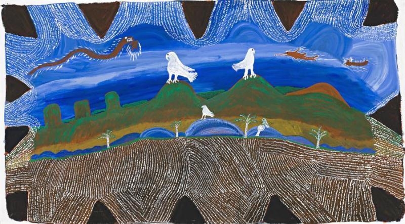 Ginger Riley Munduwalawala | Limmen Bight Country (Circa 1990) | MutualArt