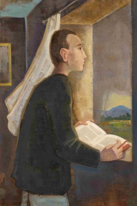 Karl Hofer | Portrait of Elisabeth Hofer (1943) | MutualArt