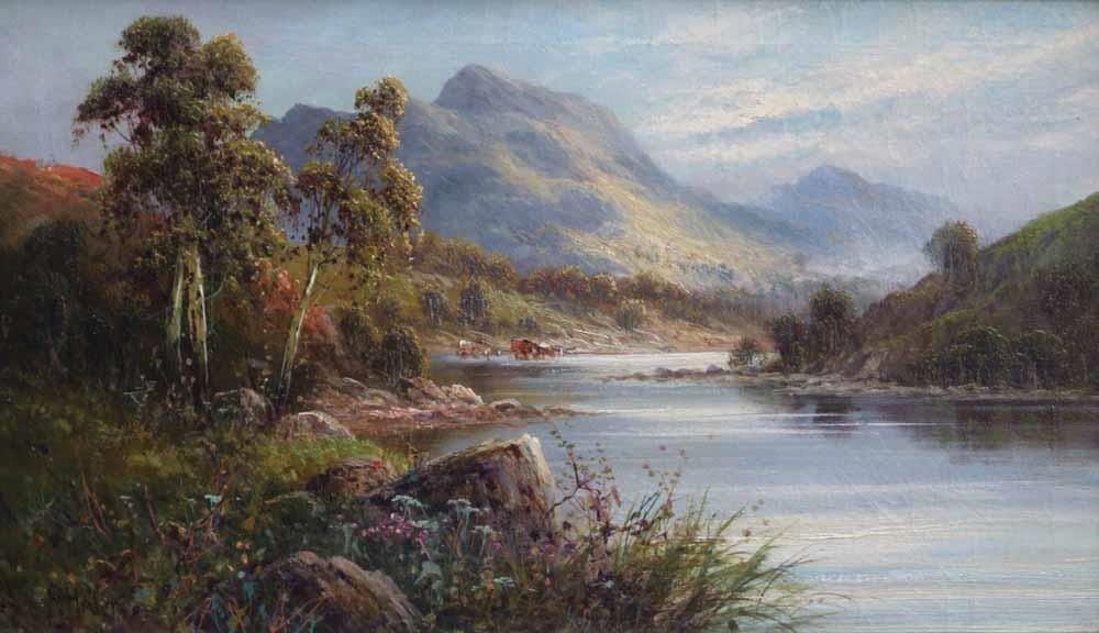 Frank Hider | A Highland Scene (1913) | MutualArt