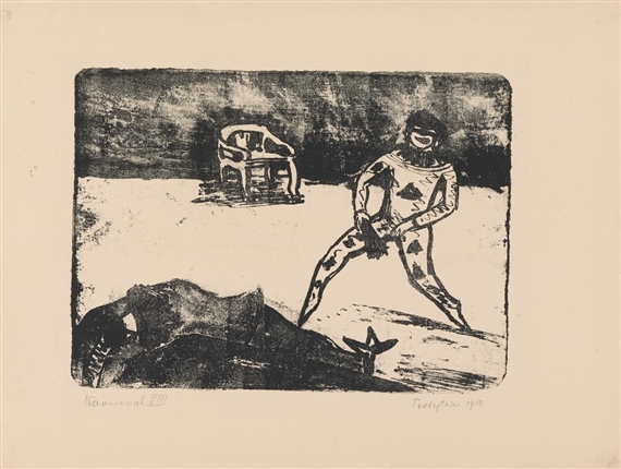 Max Pechstein | Karneval VIII (1910) | MutualArt