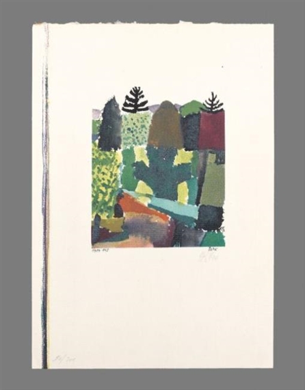 Paul Klee | PARK (1920) | MutualArt